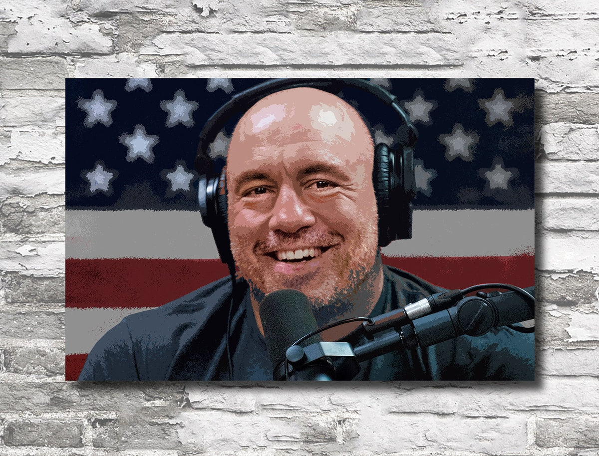 Joe Rogan Pop Art Illustration - Celebrity Podcast Home Decor in Poste ...