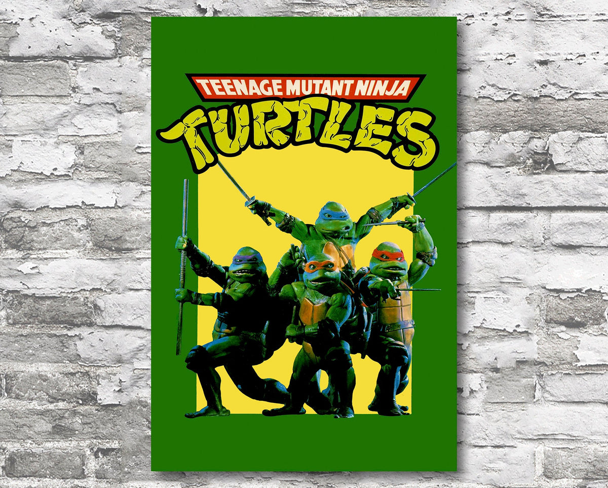 Teenage Mutant Ninja Turtles 1990 Vintage Movie Poster Reprint - Super ...