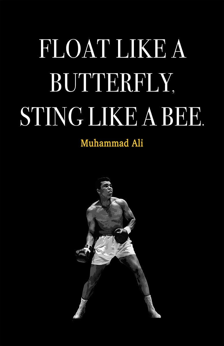 Muhammad Ali Motivational Quote Poster Print #2 (11 x 17 inches ...